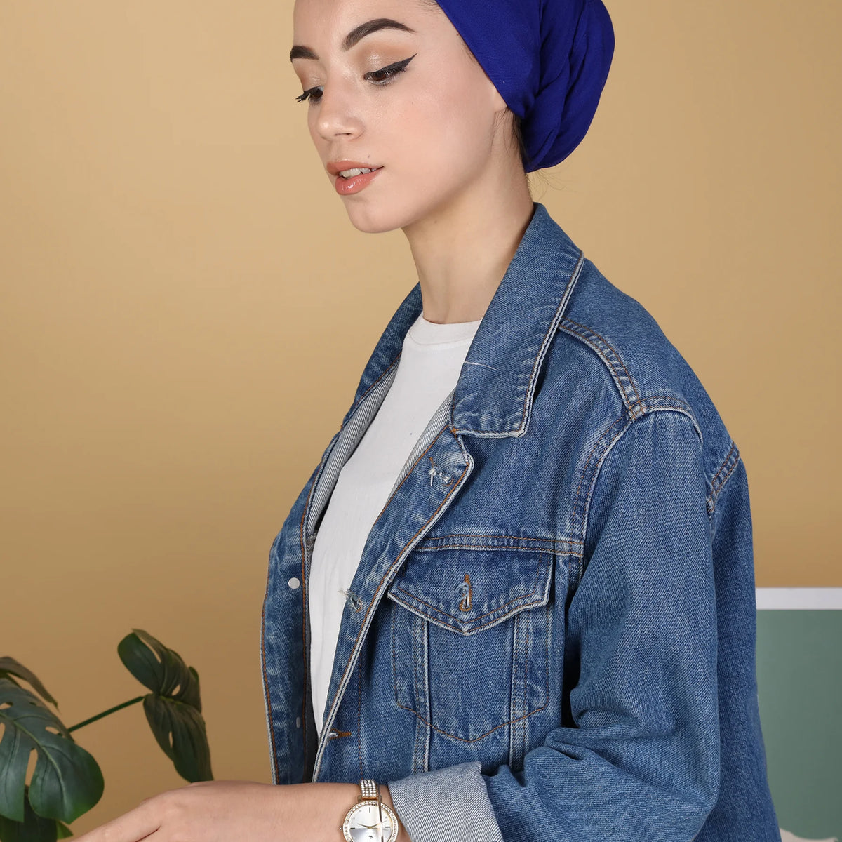 Blue Modal Scarf - Blue Modal Hijab | Women Scarf UK – Modora UK