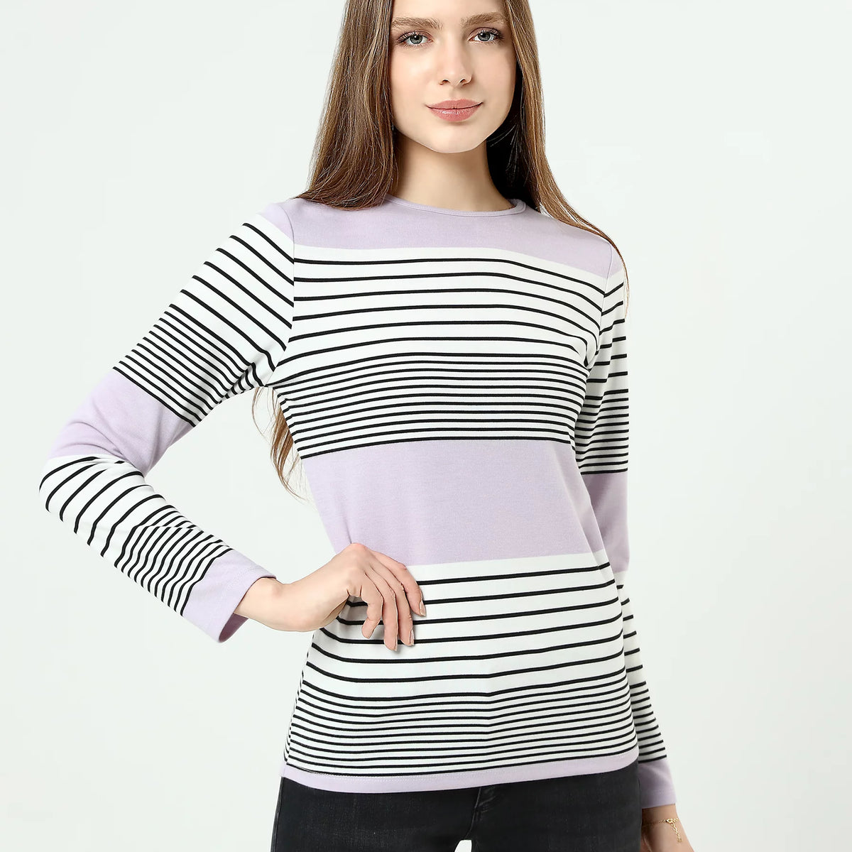Ladies Purple Tops for Women | Lilac Long Sleeve Top UK – Modora UK